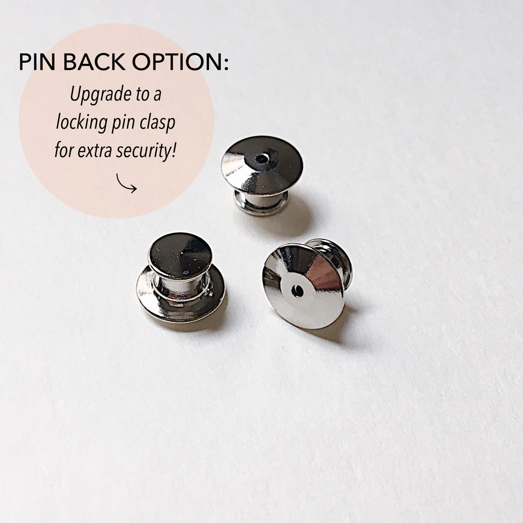 Amor Eterno Tombstone Enamel Pin | Eradura Hand Embroidered Goods